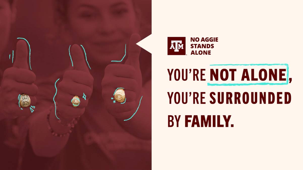 No Aggie Stands Alone Digital Signage – Marketing & Communications ...