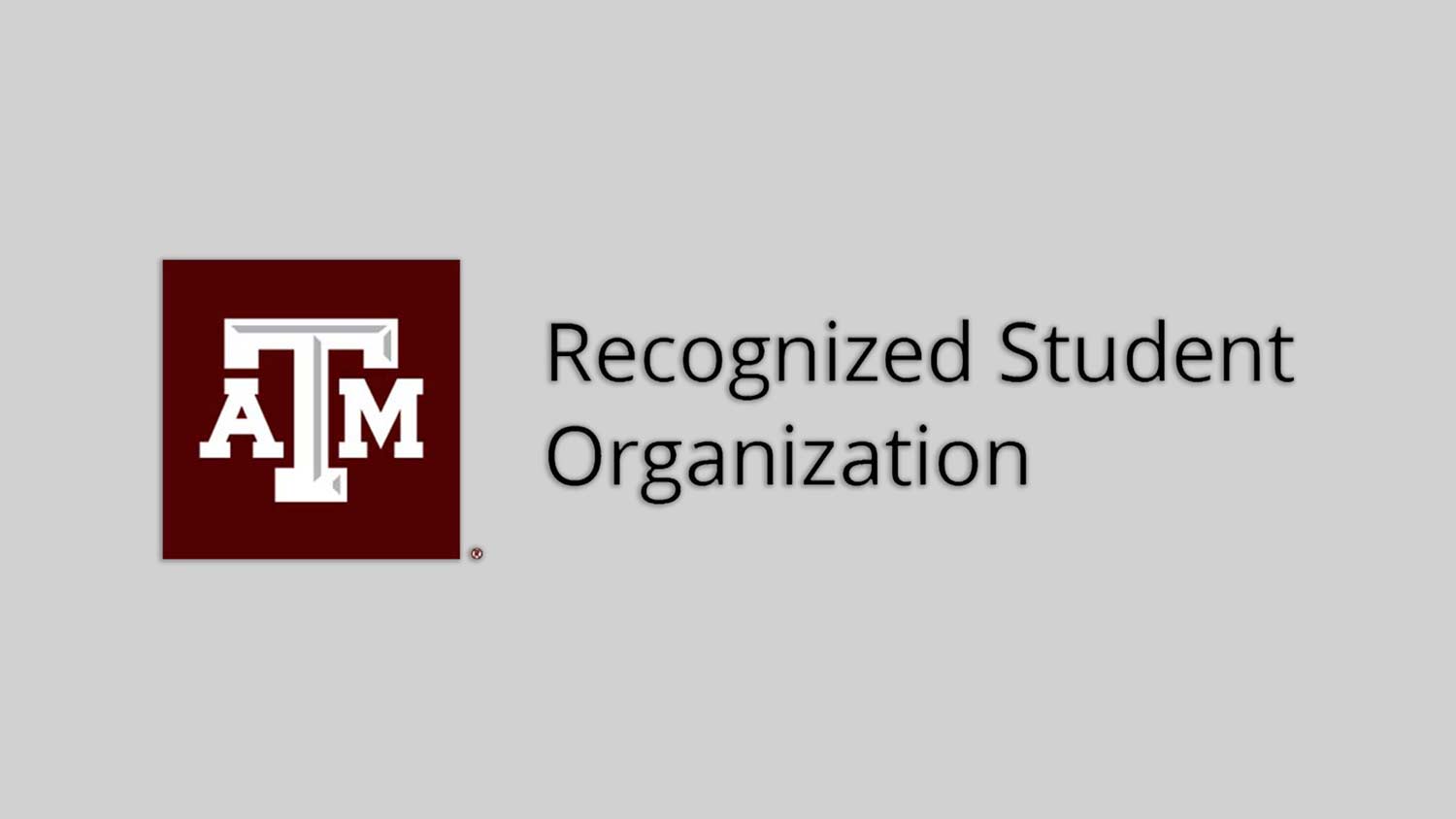 Recognized Student Organization Logo – Marketing & Communications ...
